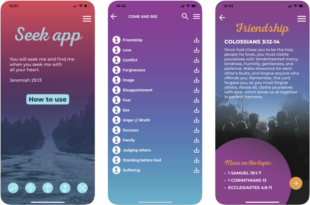 Try Our SEEK App - Josiah Venture